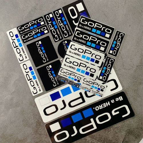 Gopro Hero Logo Reflective Sticker Extreme Sports Motorcycle Trunk Body ...