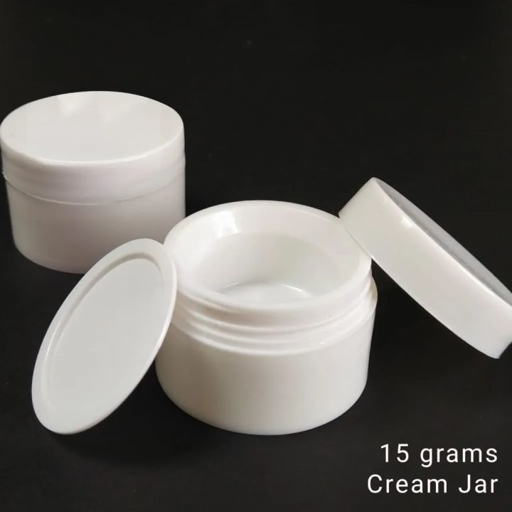 15 grams Cosmetic Cream Jars with washer/ liner | Lazada PH