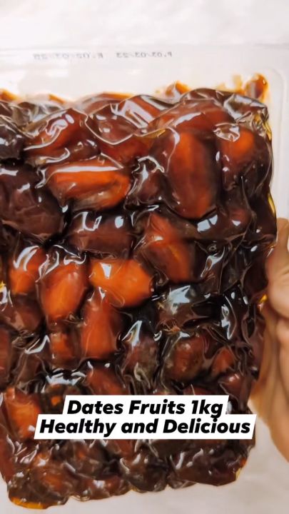 Saudi UAE Dates Fruits Sweet Moist Khalas Vacuum Sealed Preserved Saudi ...