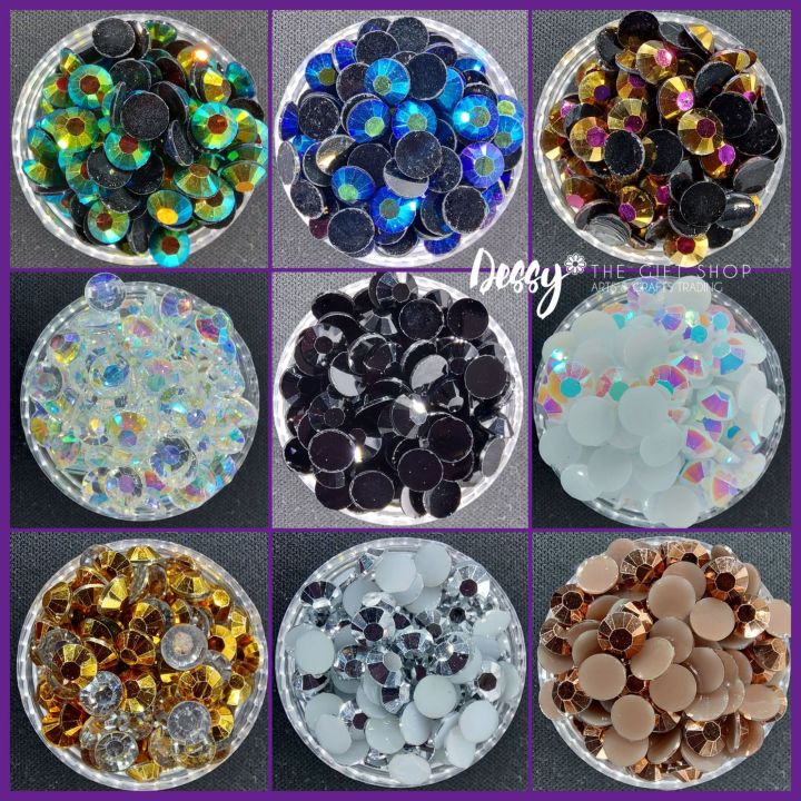 6mm Rhinestones Jelly Bottom - 100 pcs | Lazada PH