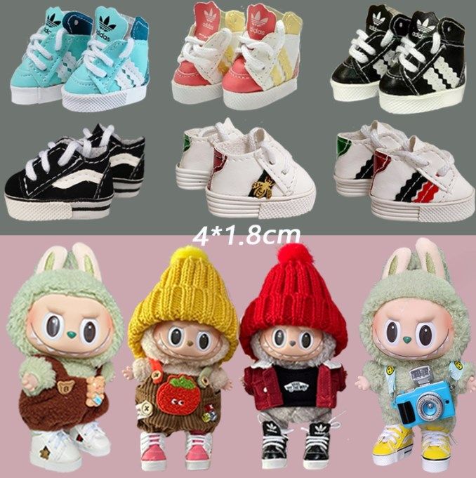 (Super Fan) Labubu Casual Sports Shoes, Suitable for 17cm Labubu ...