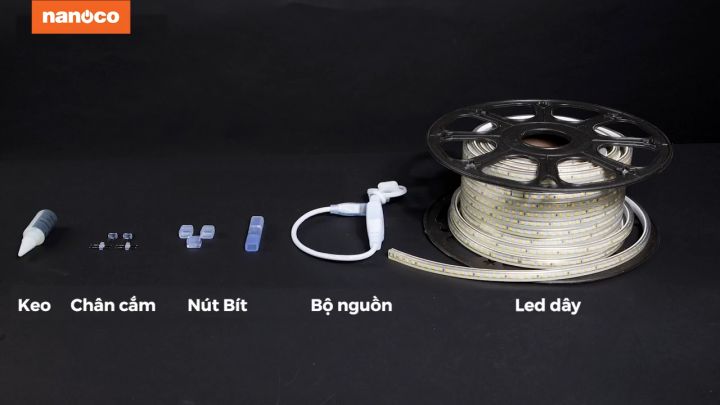 Đèn led dây ngoài trời Nanoco - 120 chip led/m | Lazada.vn