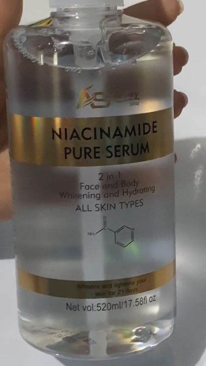 Ashley Shine NIACINAMIDE Pure Serum Face and Elbow and Black Joint ...