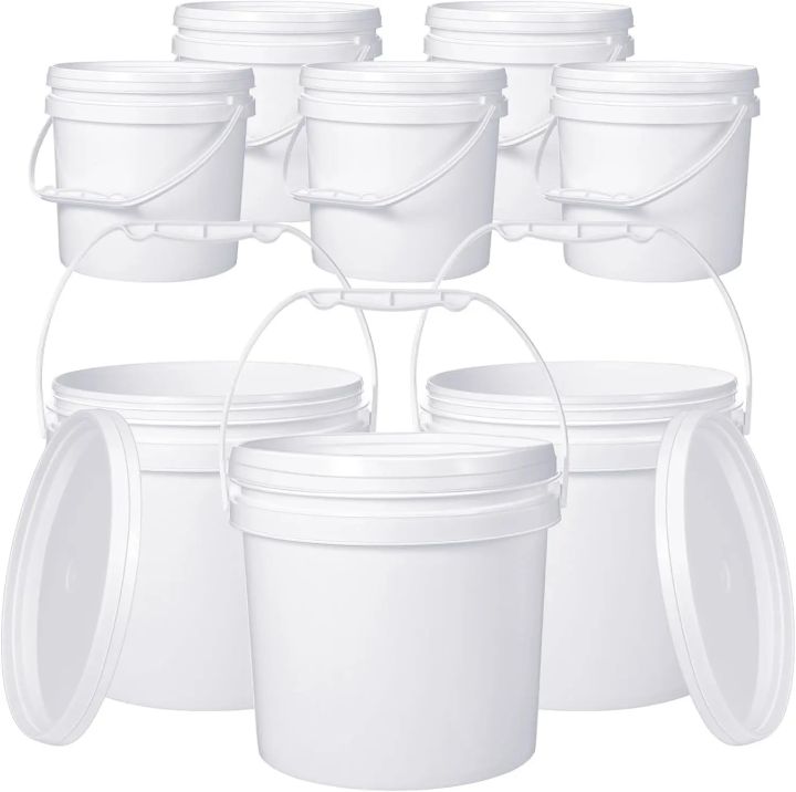 Extra Large Food Grade Plastic round Sealable Transparent Bucket for ...