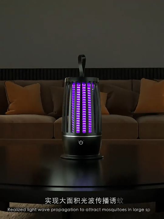 นักฆ่าแมลงในบ้าน USB Shock Type Skeeter Trap ในร่มกลางแจ้งแขวน LED Fly ...