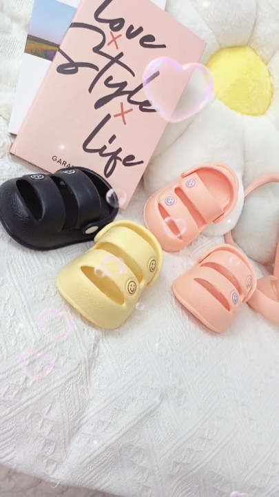 BEABA BABIES Kids Rubber Shoes For Kids Girls And BoysTwo Straps Thick ...