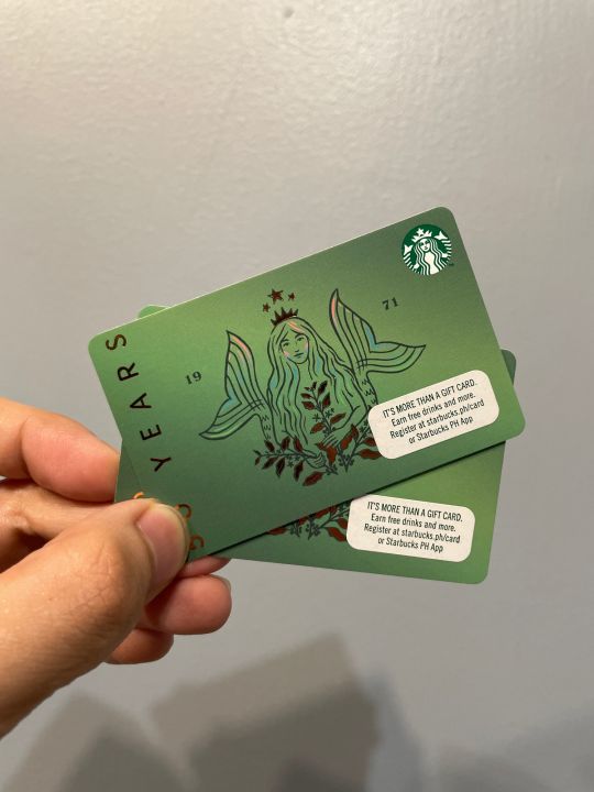 Starbucks Card 50 Years Anniversary (ACTIVE) Siren Collection ...