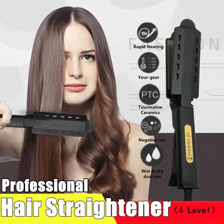 ‌🔥เครื่องหนีบผมเซรามิก ปรับ4ระดับ 160°C-210°C ทำวอลลุ่ม-งุ้มปลาย-ตรงเงา ...