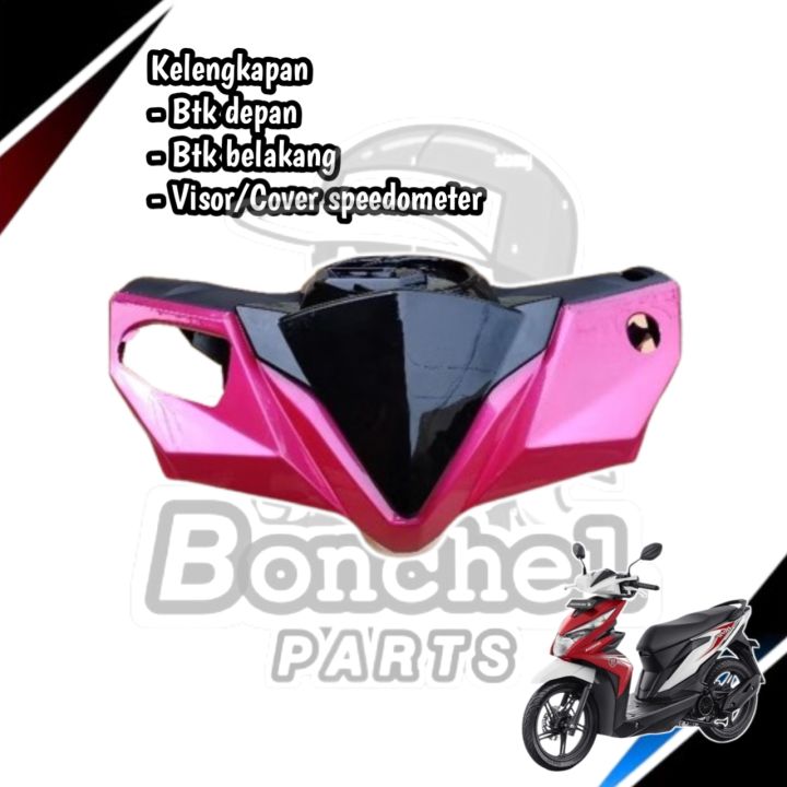Bosy Kepala batok pink magenta Honda Beat FI ESP Beat Street 2016 2017 ...