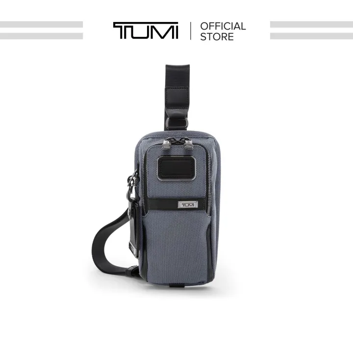 TUMI ALPHA X COMPACT SLING กระเป๋าสลิง เทาเข้ม | Lazada.co.th