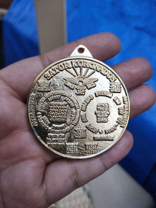 Sator Koronados (Engraved Medal) w/Oracion send thru Email | Lazada PH