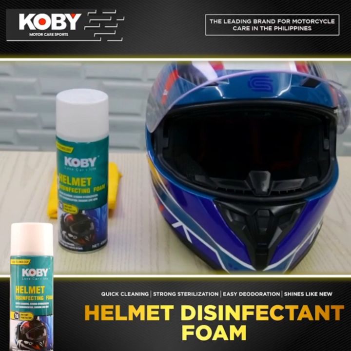 Koby Helmet Disinfecting Foam Sanitizer Disinfectant Spray 450ml ...