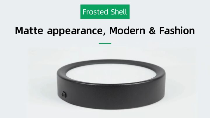 Ceiling Light 3 Colors Led Downlight Surface Round Spotlight Fixture ...