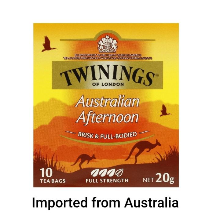 Twinings Australian Afternoon Tea Bags 10pk (Imported from Australia ...
