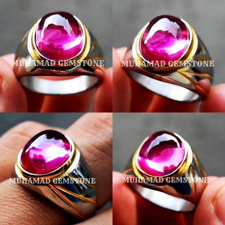Batu Permata//Batu Akik Ruby Siam Bangkok Super Mewah HQ kekerasan Batu ...