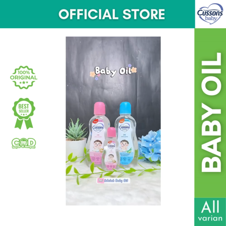 CUSSONS BABY Oil | Minyak Bayi Wangi Lembut Mild Gentle Soft Smooth ...