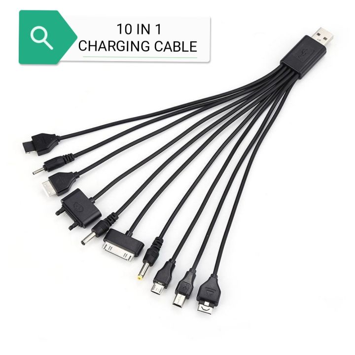 CHARGING CABLE - 10 IN 1 MULTI CHARGING CABLE WIRE | Lazada PH