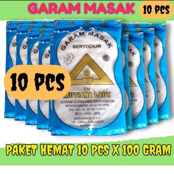 garam halus / garam krosak / garam bumbu dapur /garam dapur kemasan 10 ...