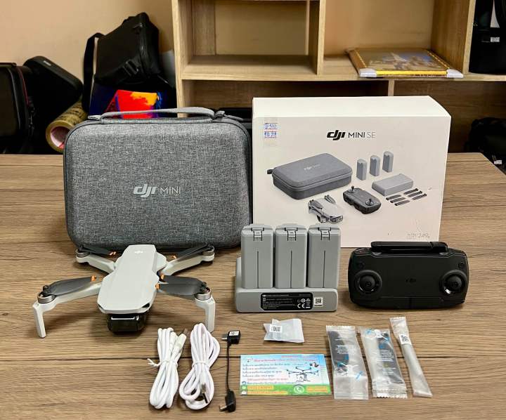 Dji Mini se Combo สภาพสวยมากมากอุปกรณ์ครบพร้อมใช้งาน สอบถามขอรูปเพิ่มได้ รหัส TD-370 | Lazada.co.th