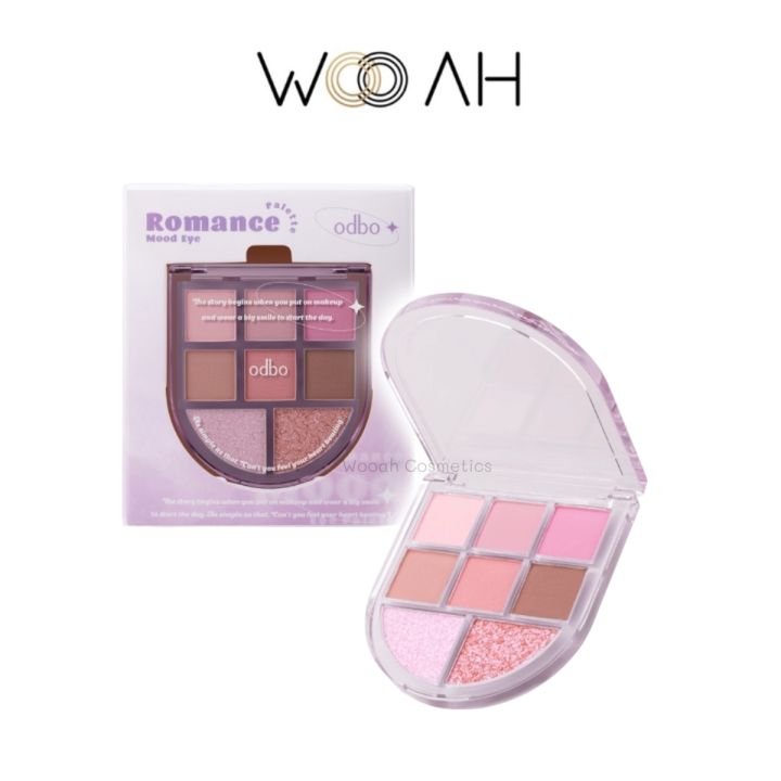 Odbo Romance Mood Eye Palette โรแมนซ์ มู้ด อาย พาเลท โอดีบีโอ OD2023 พาเลทอายแชโดว์ ทาตา ...