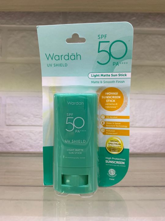Wardah Uv Shield Light Matte Sun Stick / Sunscreen Wardah | Lazada ...