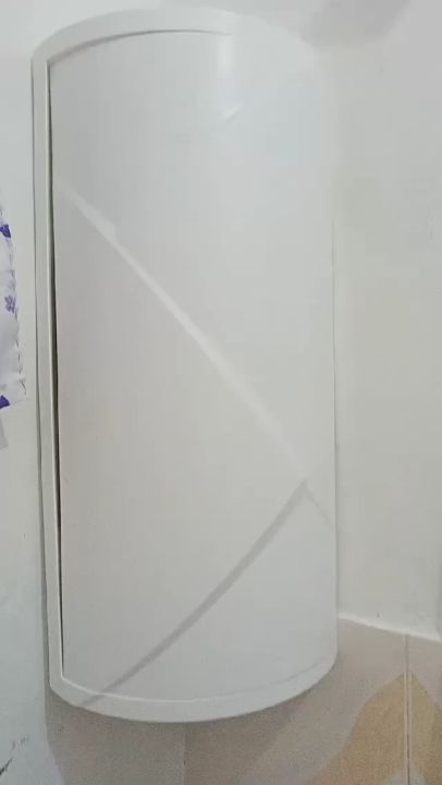 Bathroom 360 Degree Rotating Triangle Shelf Kitchen Toilet Shelf Corner ...