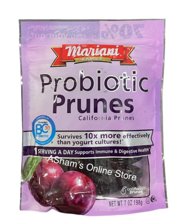 Mariani Probiotic Prunes, California Prunes 198g (Pitted) | Lazada PH