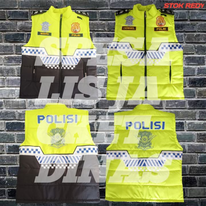 rompi polisi lantas rompi polri terbaru rompi polisi gelembung | Lazada ...