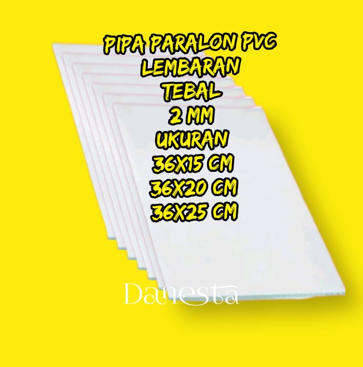 pipa paralon pvc lembaran tebal 2 mm | Lazada Indonesia
