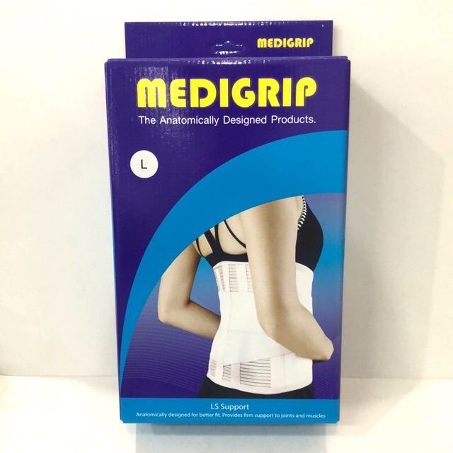 Medigrip LS support ซัพพอร์ตพยุงช่วงบั้นเอว ลดอาการบาดเจ็บของกล้ามเนื้อ ...