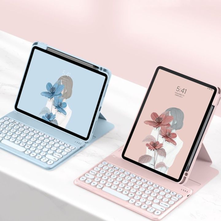 360 Rotating Magnetic Wireless Bluetooth Keyboard Case For Huawei
