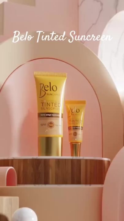 3pieces Belo Sun Expert Tinted Sunscreen SPF50 PA++++ Long Lasting 10ml ...