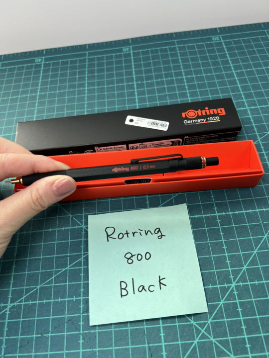 ROTRING Rotring 800 Black Mechanical pencil 0.5mm rotary nock type ...