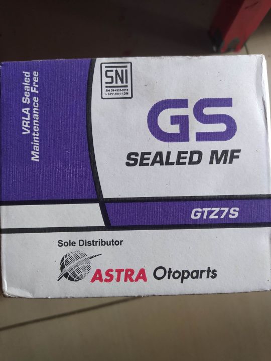 Aki Gs Astra GTZ7S | Lazada Indonesia