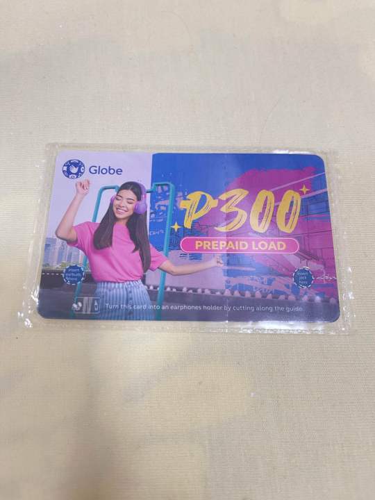 Globe 300 Prepaid Card Load brand new sealed 2025 expiry | Lazada PH