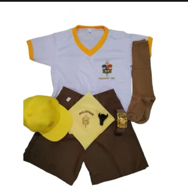 BSP UNIFORM KAB SCOUT SET 8IN1 GRADE 1-3 | Lazada PH