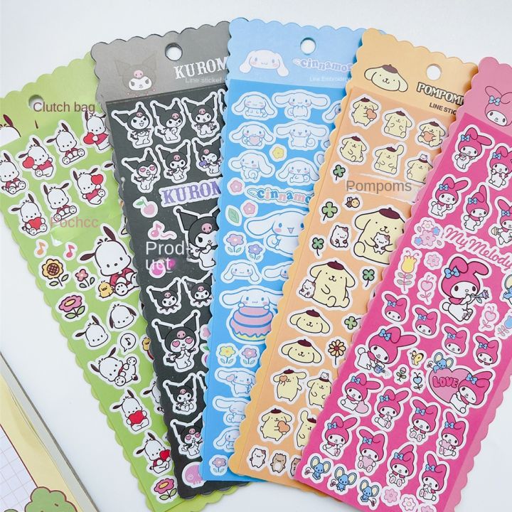 Hello Kitty Stickers for Kids Girls DIY Laptop Phone Diary Cute Cartoon ...