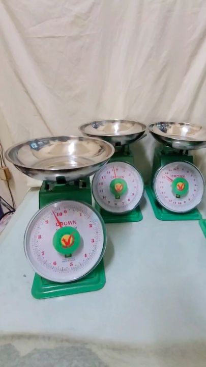 Timbangan Duduk Timbangan Buah Timbangan jarum analog 20 Kg CROWN | Lazada Indonesia