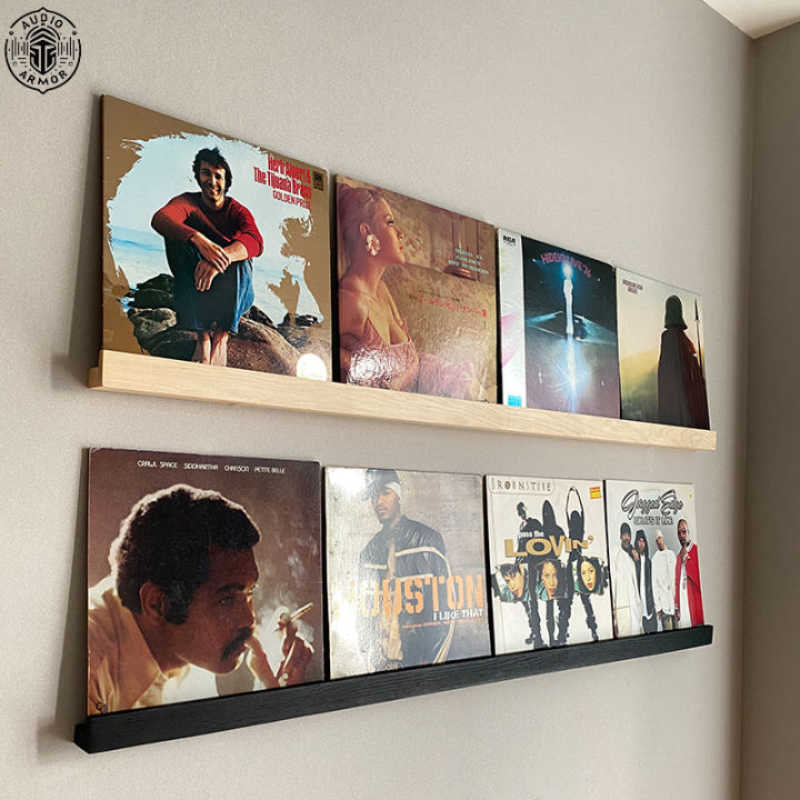 Vinyl Display Rack Gramophone Record Storage Rack L-Shaped Maple Solid ...