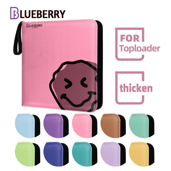 Blueberry Toploader Binder Album Apricot Yellow Card Black Binder ...