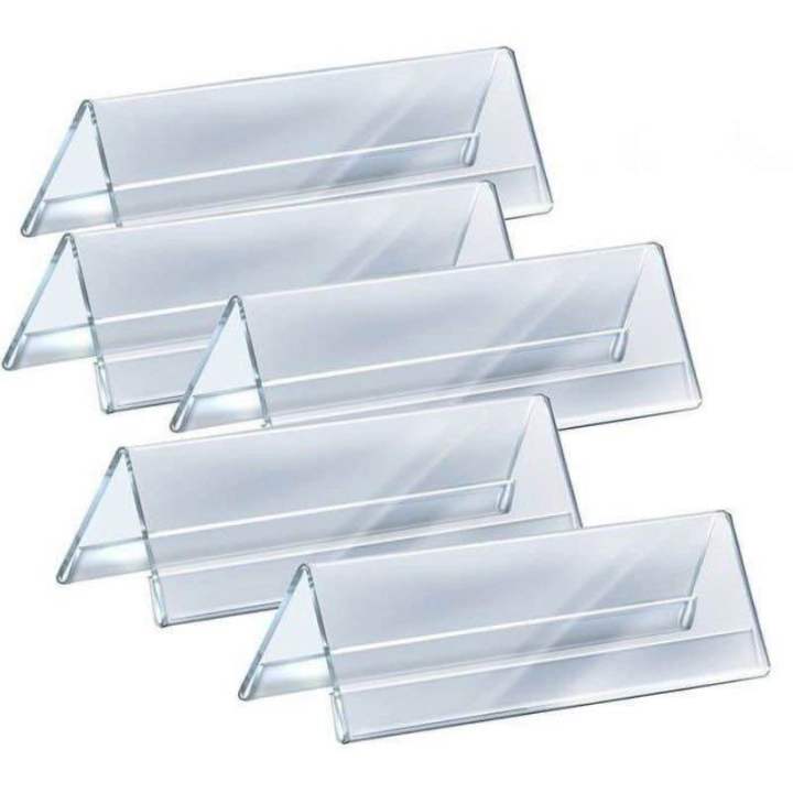 PAPAN NAMA MEJA 8x30 CM AKRILIK 2 SISI ACRYLIC NAME PLATE TAG ACRYLIC ...