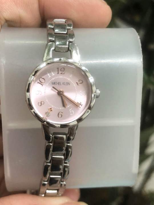 Đồng hồ nữ hiệu Michel Klein MK. mặt hồng nhỏ 20mm. Hàng si Nhật đẹp | Lazada.vn