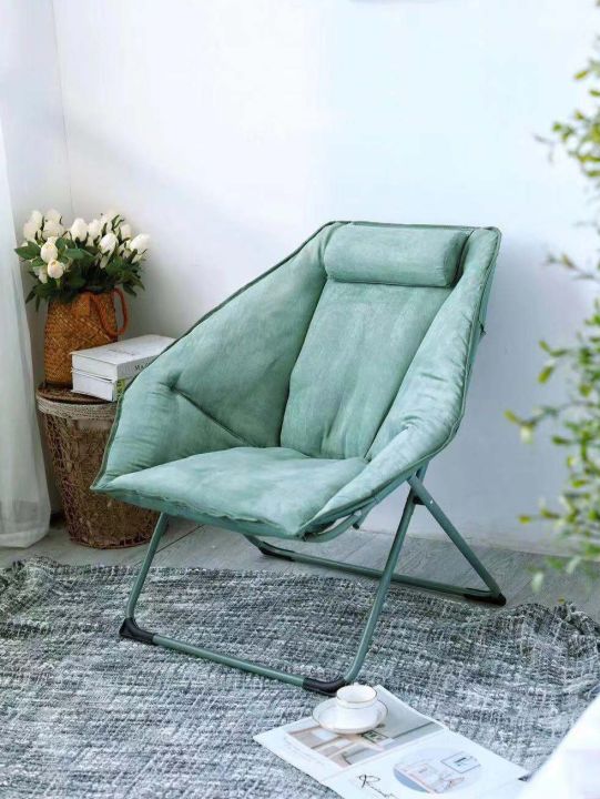 Foldable Recliner Chair Nap Chair Balcony Leisure Nap Backrest Chair ...