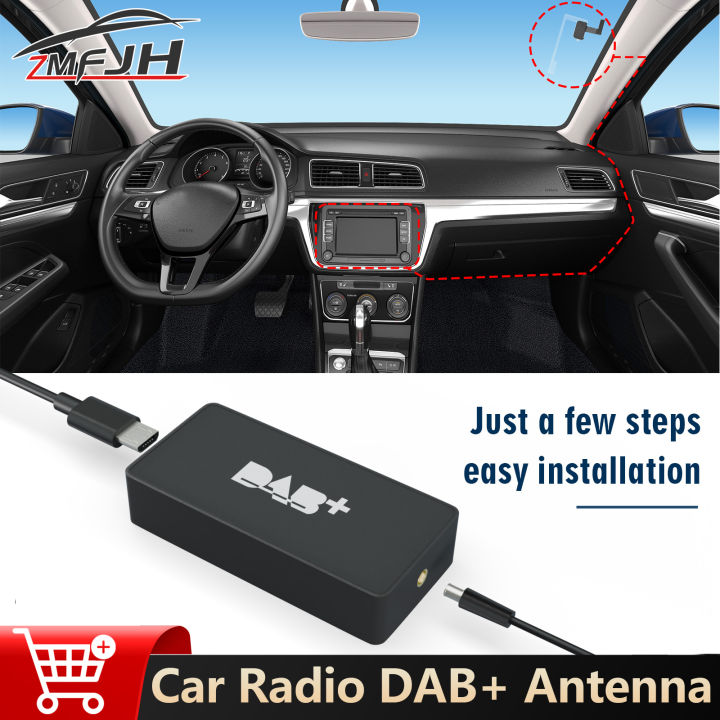 Car Radio DAB+ Antenna DAB Receiver Player Digital Radio Box For ...