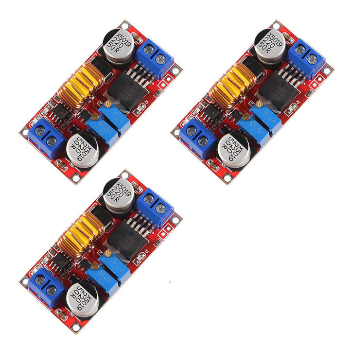 3pcs 5A DC-DC Adjustable Buck Converter XL4015 4-38V to 1.25-36V Step Down Power Supply Voltage ...