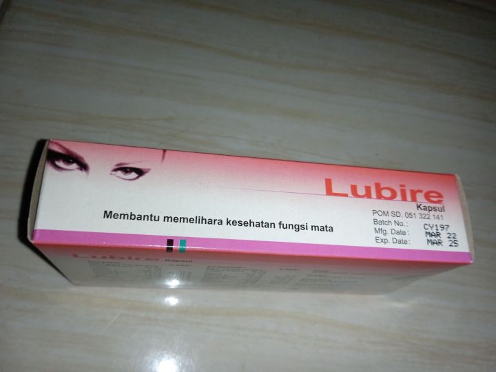 Lubire kapsul Bantu Kesehatan Mata - 30 kapsul / box | Lazada Indonesia