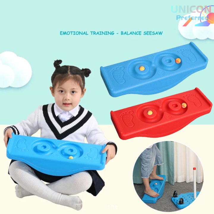 Plastic Wobbly Board Sports Outside Balance Rocker Board Beam Bridge ...