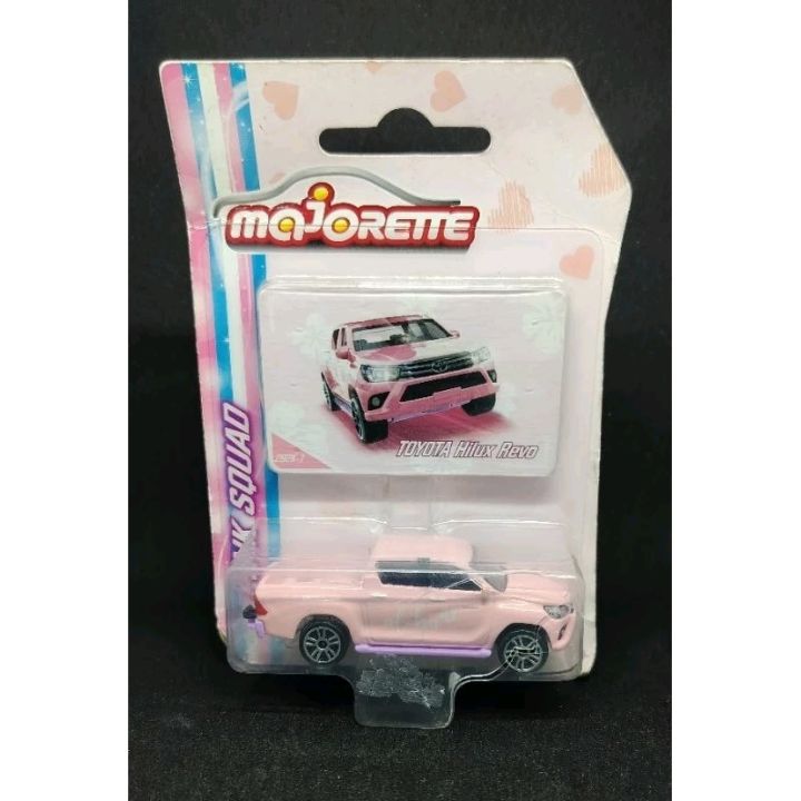 รถเหล็กสะสม Toyota Hilux Revo pink squad | Lazada.co.th