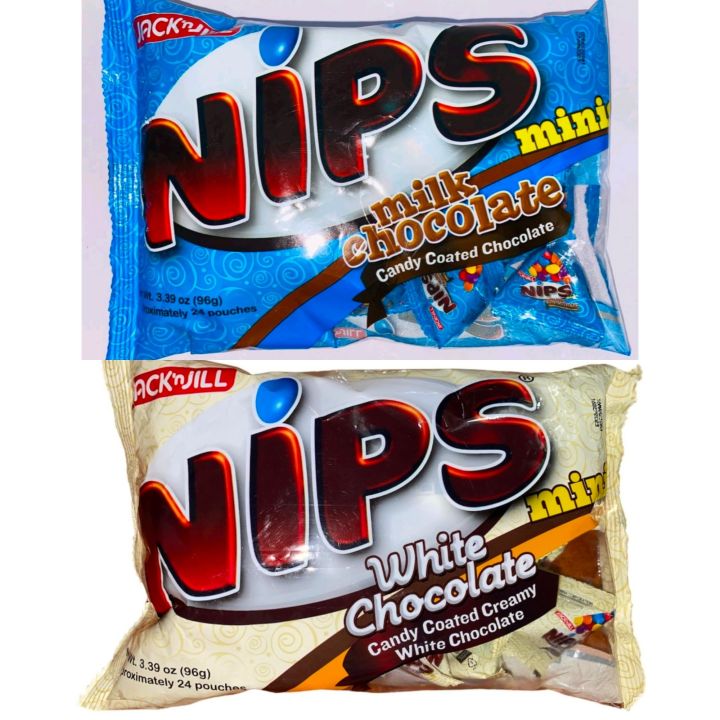 2packs Nips Milk Or White Chocolate Minis 24pcs Per Pack Lazada Ph