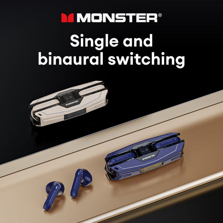 Monster XKT08 PRO หูฟังโทรหูฟังไร้สาย HD มอนสเตอร์แบตเตอรี่อายุการใช้ ...